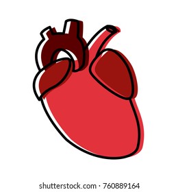 Human Heart Symbol Stock Vector (Royalty Free) 760889164 | Shutterstock