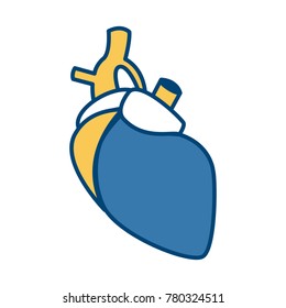 Human Heart Symbol Stock Vector (Royalty Free) 780322222 | Shutterstock