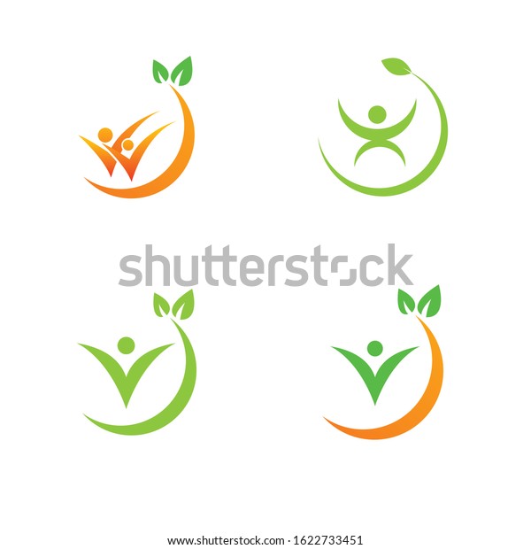 Human Helping Society Logo Vector Set Stock Vector (Royalty Free ...