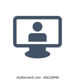 Human Icon Flat Design Style Stock Vector (Royalty Free) 528611167 ...