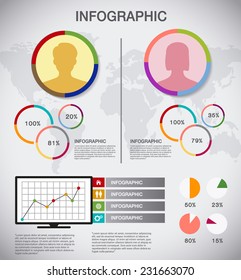 Human Infographic Stock Vector (Royalty Free) 231663070 | Shutterstock