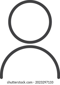 Human Line Icon Man Icon Sign Stock Vector (Royalty Free) 2023297133 ...