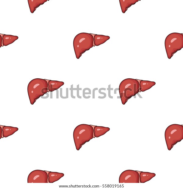 Human Liver Icon Cartoon Style Isolated Stock Vector (Royalty Free ...