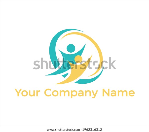Human Logo Best Human Logo Templet Stock Vector (Royalty Free ...