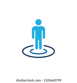 Human Logo Icon Design Stock Vector (Royalty Free) 1105663799 ...