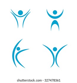Human Logo Template Elements Stock Vector (Royalty Free) 327478361