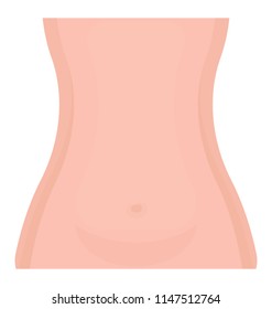 Vektor Stok Front Side Human Body Showing Shaped (Tanpa Royalti ...