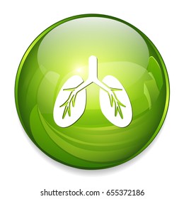 Illustration Depicts Lung Phlegm Mucus Being: stockvector (rechtenvrij ...