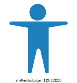 Human Male Icon Stock Vector (Royalty Free) 1124852258 | Shutterstock