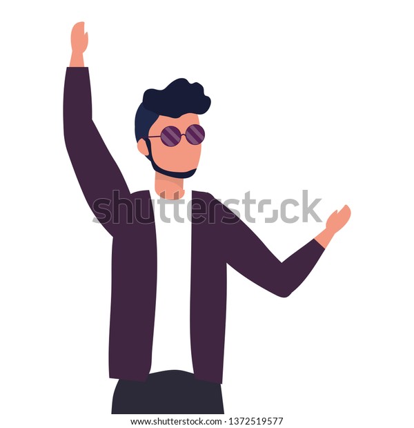 Human Man Cartoon Stock Vector (Royalty Free) 1372519577 | Shutterstock