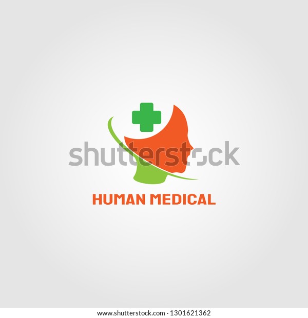 Human Medical Icons Template Vector Logo Stock Vector (Royalty Free ...