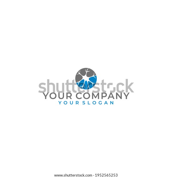 Human Nervous Logo Icon Design Vector Stock Vector (Royalty Free ...