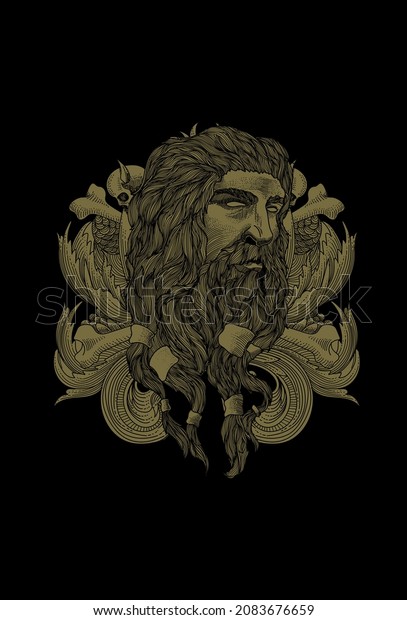 Human Ornament Artwork Illustration Stock Vector (Royalty Free ...