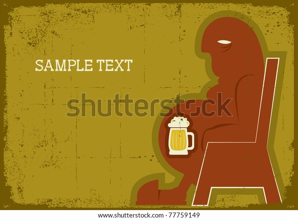Human Passion About Beervector Grunge Symbol Stock Vector (Royalty Free ...