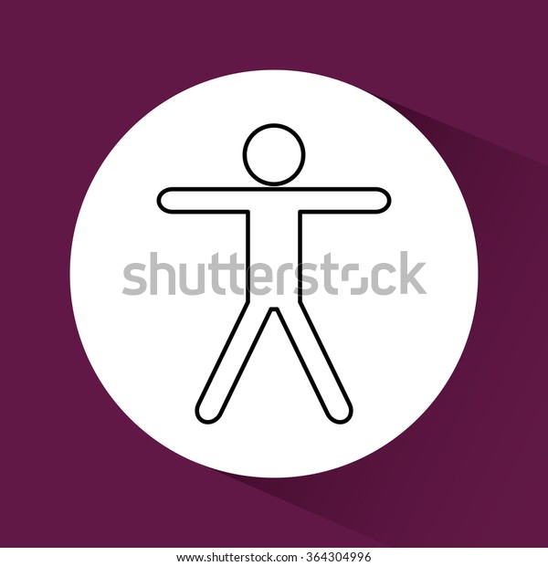 Human Pictogram Icon Stock Vector (Royalty Free) 364304996 | Shutterstock