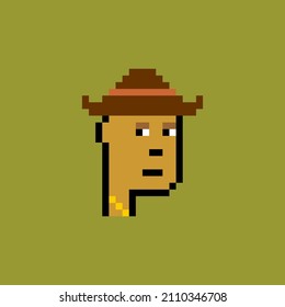 Human Pixel Art Simple Design Vector Stock Vector (Royalty Free ...