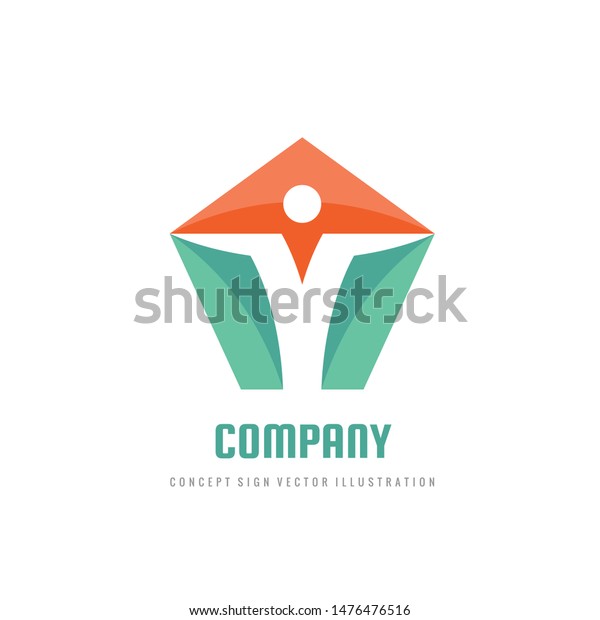 Human Positive Business Logo Design People Stock Vector (Royalty Free ...