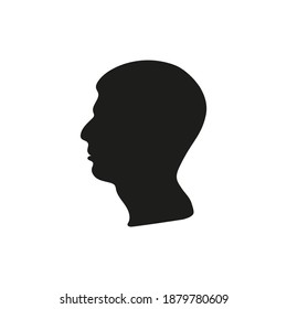 Human Profile Icon Eps 10 Vector Stock Vector (Royalty Free) 1879780609