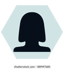 Human Profile Picture Stock Vector (Royalty Free) 389997685