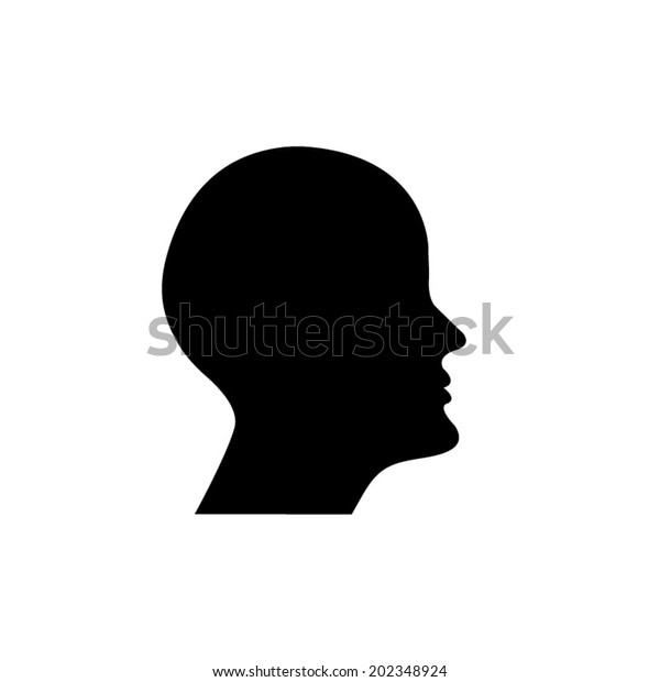 Human Profile Picture Stock Vector (Royalty Free) 202348924 | Shutterstock
