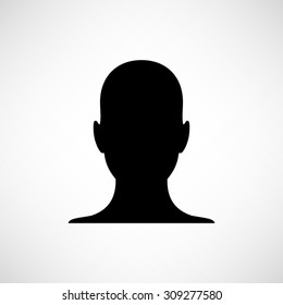 Human Profile Picture Vector Icon: vector de stock (libre de regalías ...