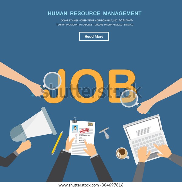 Human Resource Hr Management Infographics Element Stock Vector (Royalty ...
