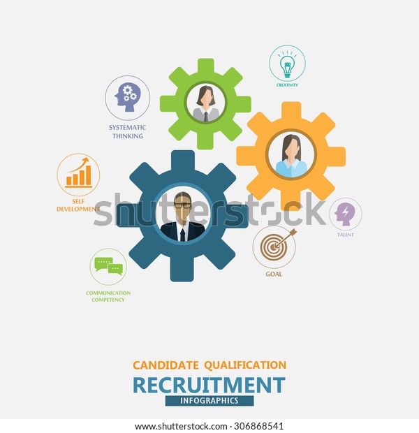 Human Resource Hr Management Infographics Element Stock Vector (Royalty ...
