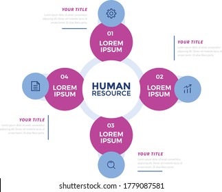 Human Resource Infographics Abstract Vector Stock Vector (Royalty Free ...