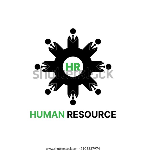 Human Resource Logo Design Inspiration Vector: เวกเตอร์สต็อก (ปลอดค่า ...
