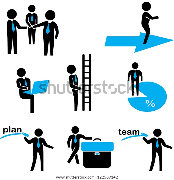 Human Resource Organization Management Office People Stock Vector ...