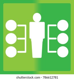 Human Resources Business Training Icon Stock Vector (Royalty Free ...