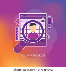 Human Resources Concept Illustration Stock Vector (Royalty Free ...