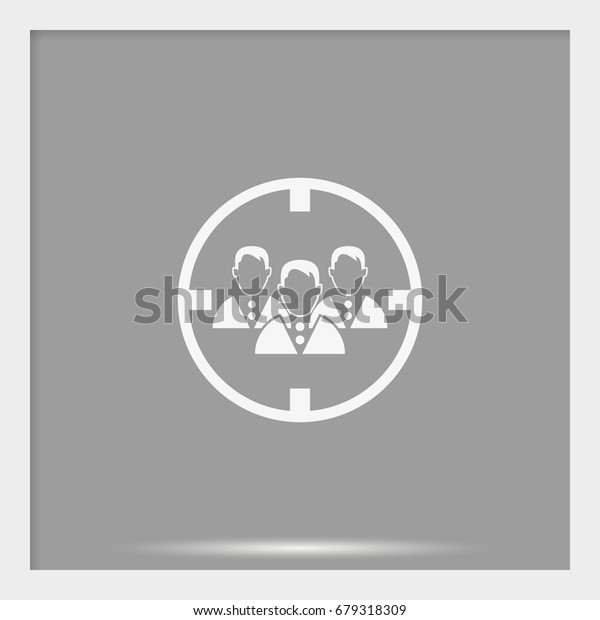 Human Resources Illustration Headhunter Symbol Icon Stock Vector ...