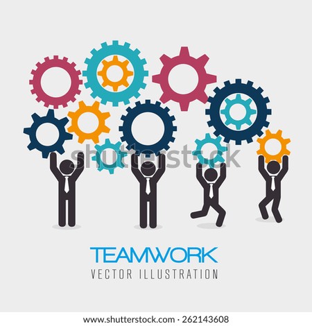 Human Resources Over White Background Vector Stock Vector (Royalty Free ...