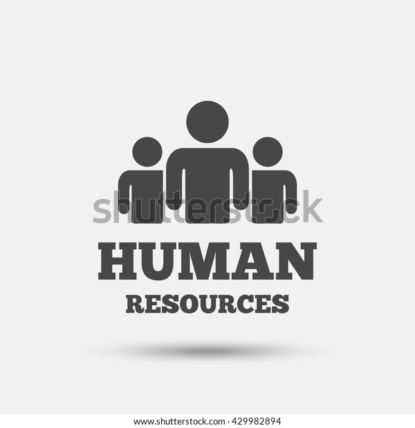 Human Resources Sign Icon Hr Symbol Stock Vector (Royalty Free ...