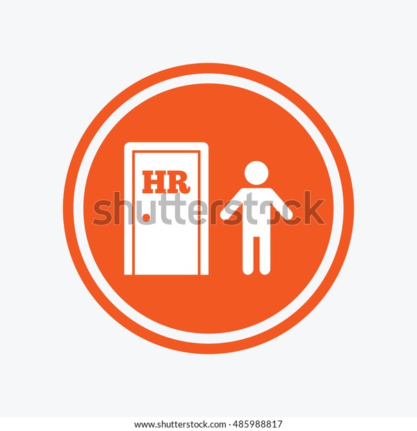Human Resources Sign Icon Hr Symbol Stock Vector (Royalty Free) 485988817