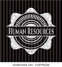 Human Resources Silver Emblem Stock Vector (Royalty Free) 1130796236