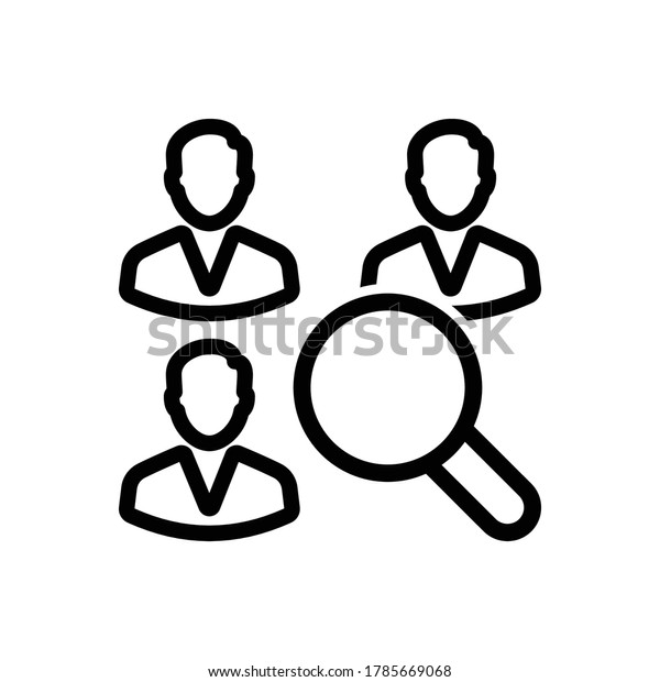 Human Resources Target Market Audience Stock Vector (Royalty Free ...