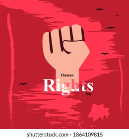 Human Rights Day Creative Design Stock Vector (Royalty Free) 1864109815