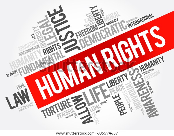 Human Rights Word Cloud Collage Social Stock Vector (Royalty Free ...