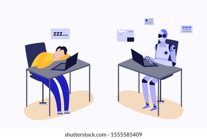 1,044 Robot sleep Images, Stock Photos & Vectors | Shutterstock