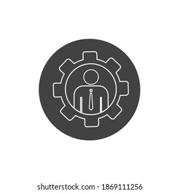 Human Setting Outline Style Icon Stock Vector (Royalty Free) 1869111256 ...