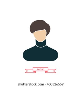 Human Silhouette Icon Sign Vector Illustration Stock Vector (Royalty ...