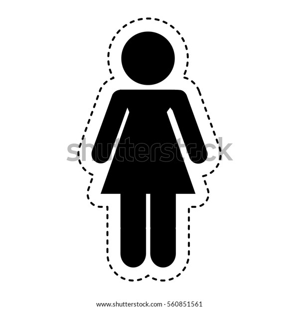 Human Silhouette Isolated Icon Vector Illustration Stock Vector ...