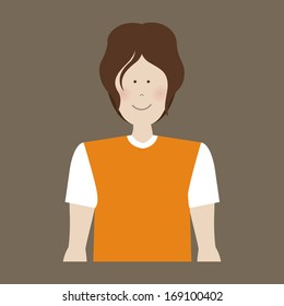 Human Silhouette Over Gray Background Vector Stock Vector (Royalty Free ...