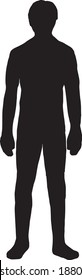 Human Silhouette Shadow Black White: เวกเตอร์สต็อก (ปลอดค่าลิขสิทธิ์ ...