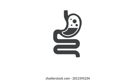 Human Stomach Gastrointestinal System Vector Isolated Stock Vector ...