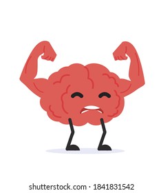 Human Strong Brain Cartoon Vector Stock Vector (Royalty Free ...