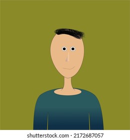 Human Style Avatar Character Vector Stock Vector (Royalty Free ...
