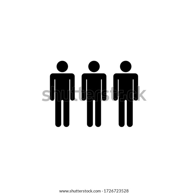 Human Symbol Icon Vector Icon Man Stock Vector (Royalty Free ...